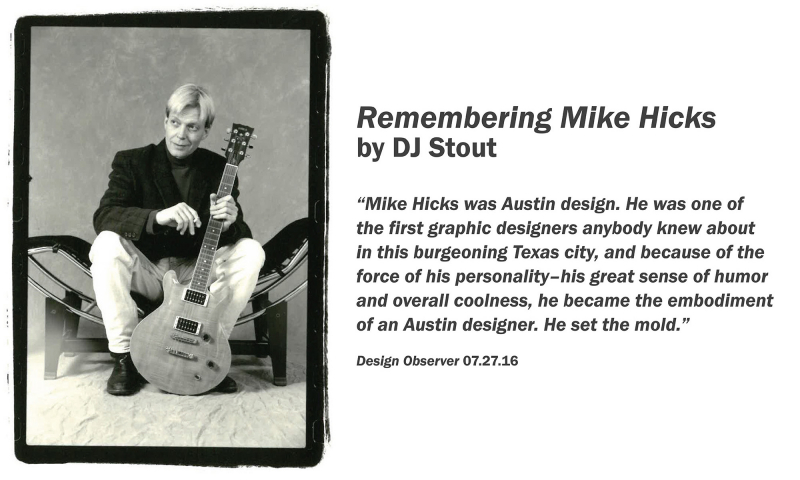Remembering Mike Hicks | DJ Stout | AIGA Austin